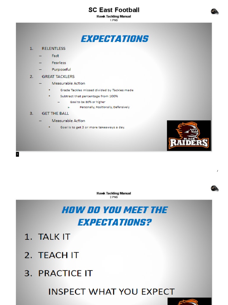 Hawk Tackling Manual PDF | PDF
