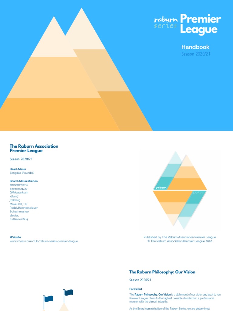 Raburn Series Handbook 2020-21 (Draft) | PDF | Chess | Sports