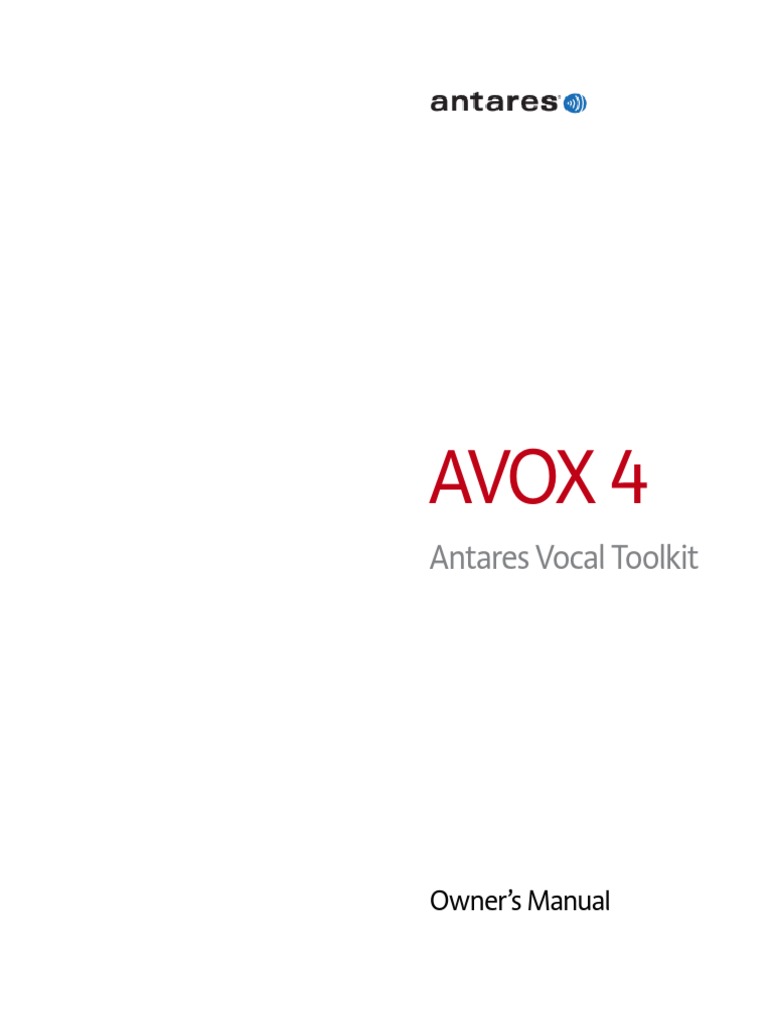 AVOX Evo Manual | PDF | Human Voice | Microphone