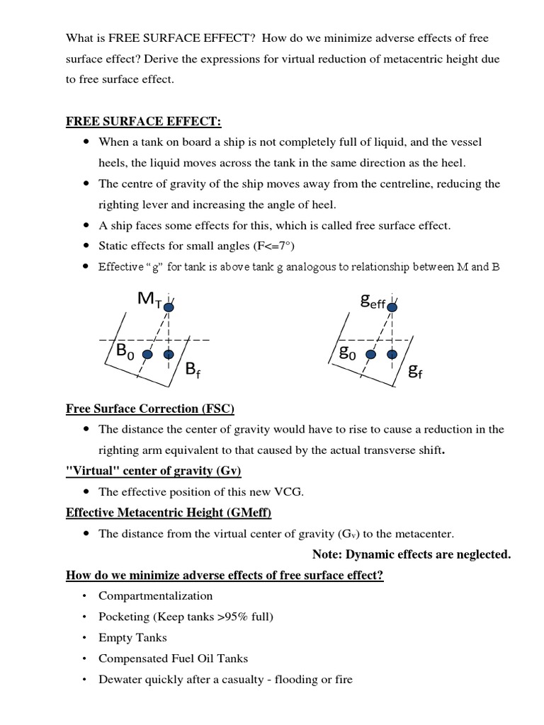 Free Surface Effect On Ships (03042020) | PDF | Soft Matter | Fluid ...
