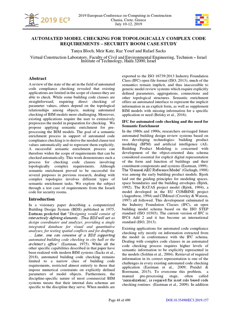 Automated Model Checking For Topologically Complex Code Requirements ...