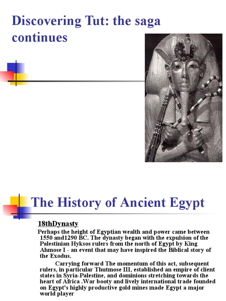 Discovering Tut: The Saga Continues | PDF | Tutankhamun | Eighteenth ...