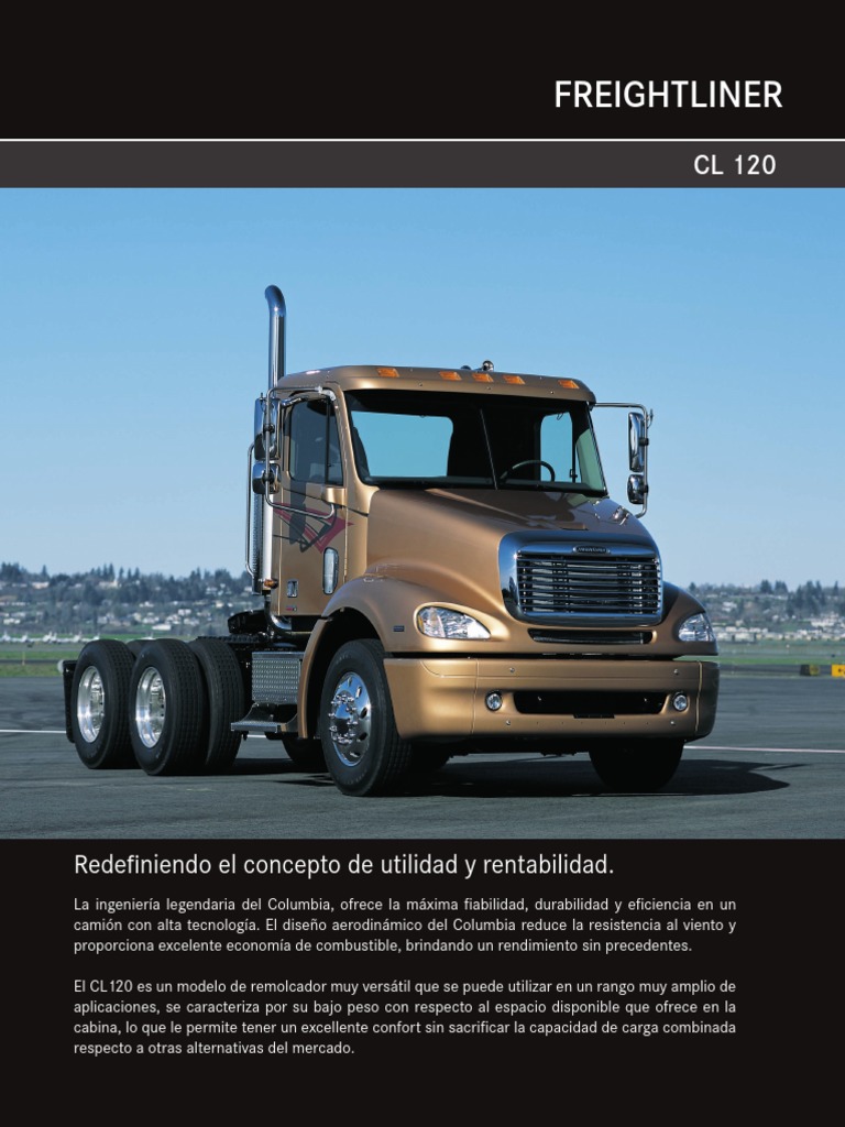 Freightliner CL 120 | PDF | Eje | Camión