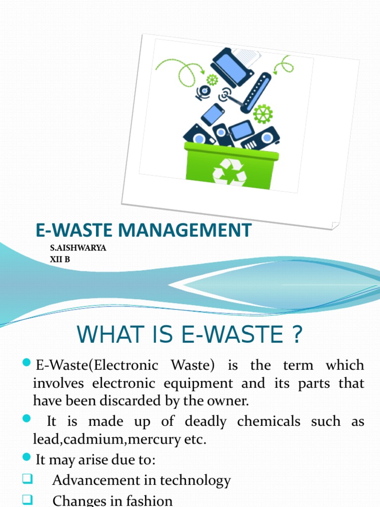 E-Waste Management | PDF
