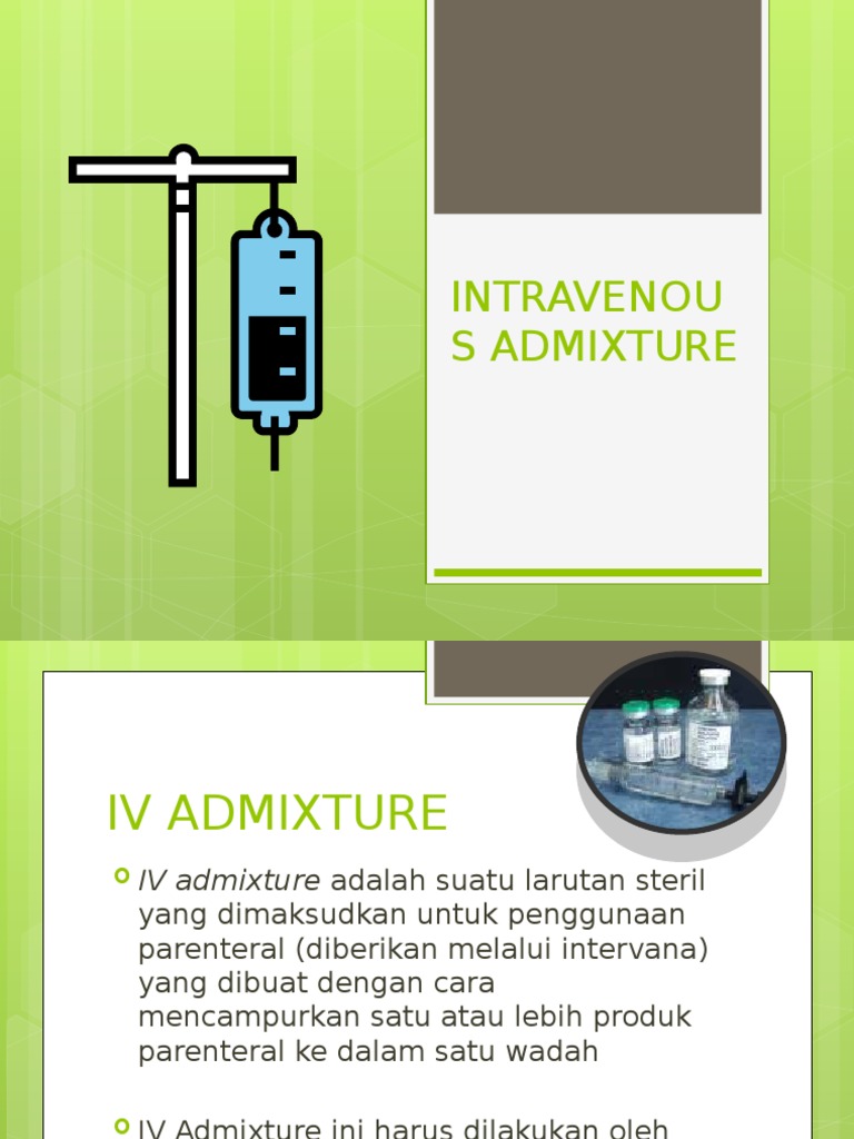IV Admixture | PDF