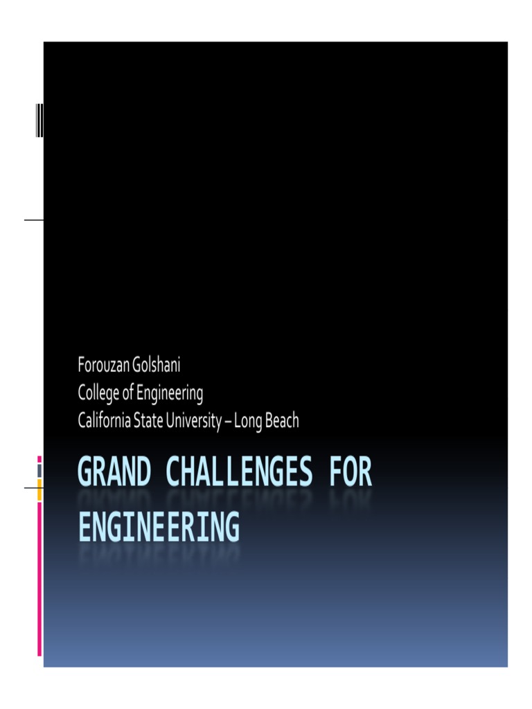 Golshani - Grand Challenges For Engineering | PDF | Fusion Power ...