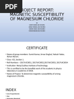Quincke'S Method: Magnetic Susceptibility: Aim of The Experiment | PDF ...