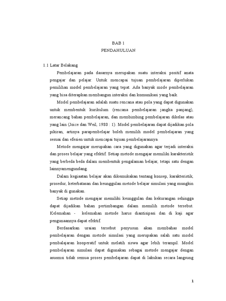 Metode Simulasi | PDF