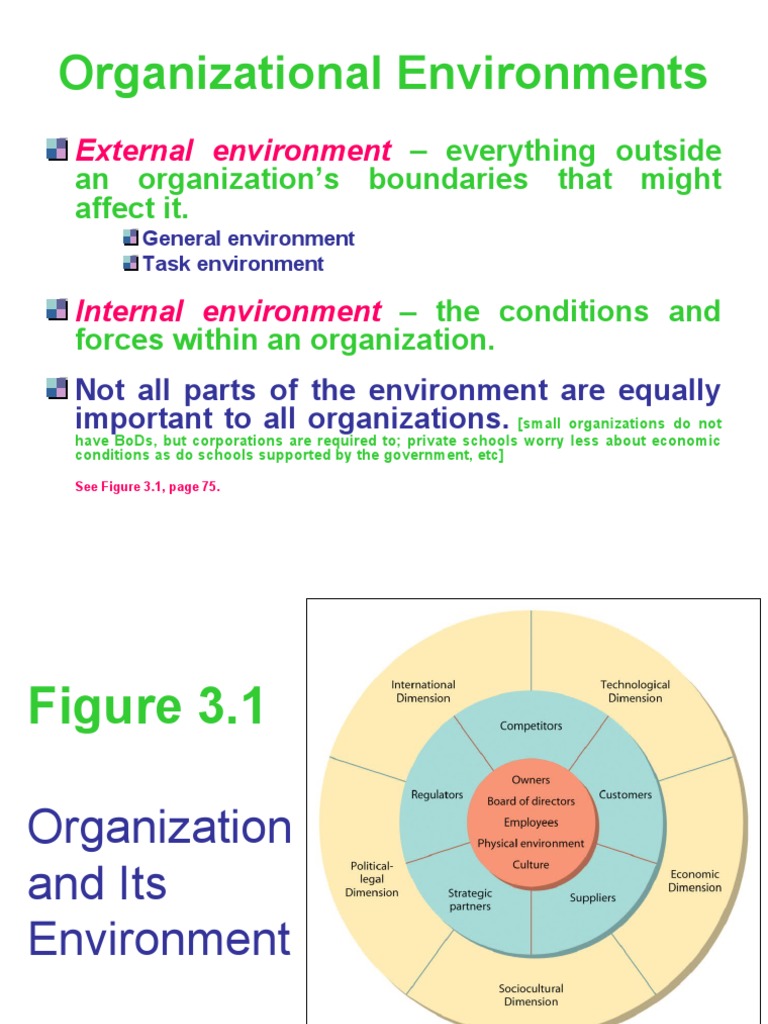 Organizational Environments: External Environment | PDF | Computer ...