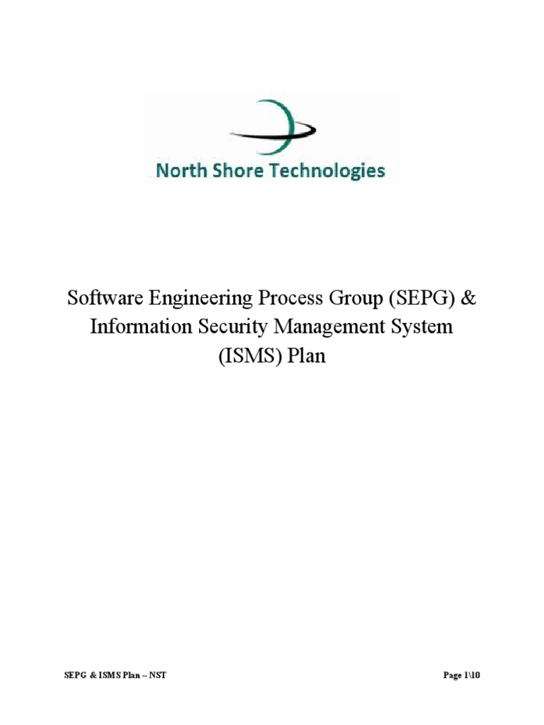 Software Engineering Process Group (SEPG) & Information Security ...