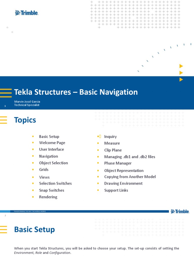 Tekla Structures Fundamental Lecture - Day 1 | PDF | Software | System ...