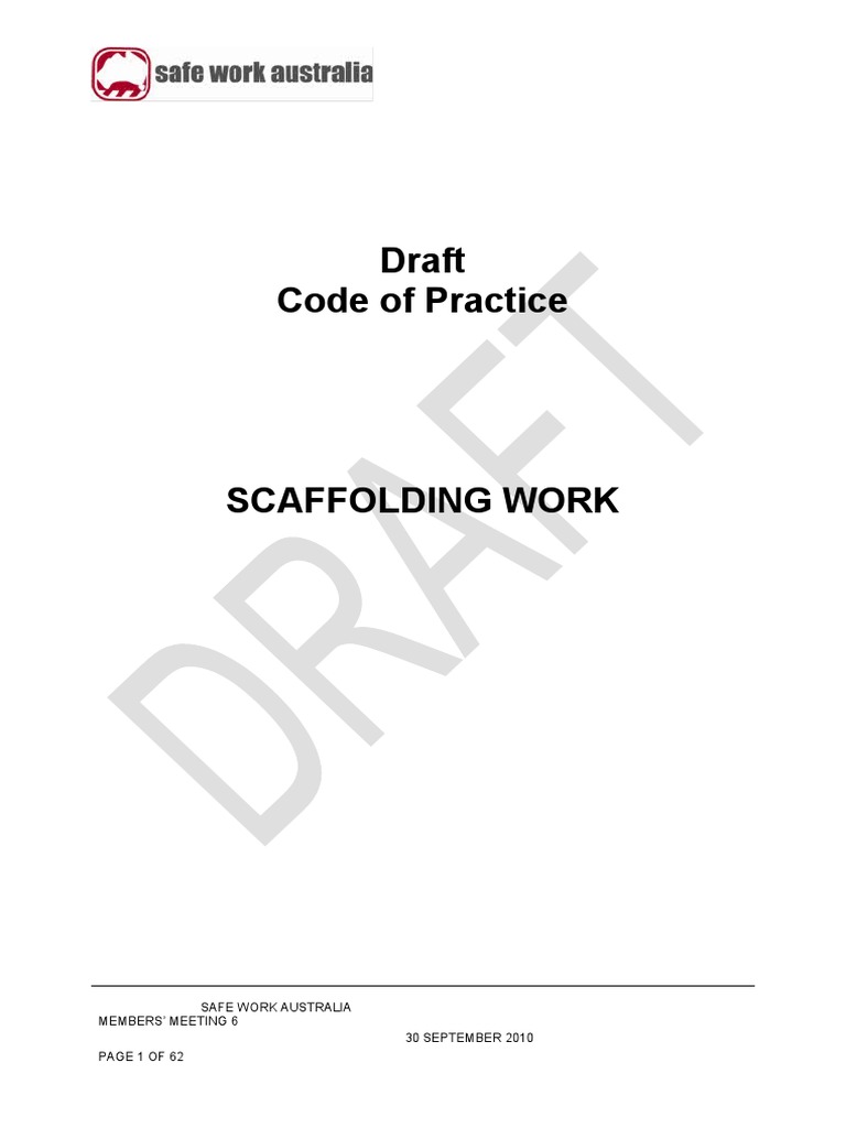 Scaffolding Work | PDF | Scaffolding | Occupational Safety And Health
