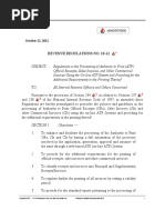 Guidelines for ATP Processing in BIR | PDF | Value Added Tax | Invoice