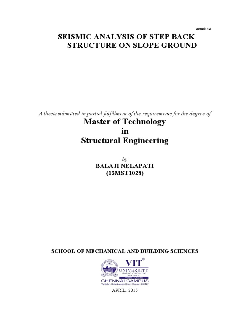 Seismic Analysis of Sloped Structures | PDF | Earthquake Engineering | Solid Mechanics