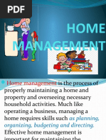 Home Management Concept | PDF | Goal | Family