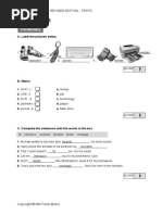 To The Top Plus 1 - Test 1 | PDF