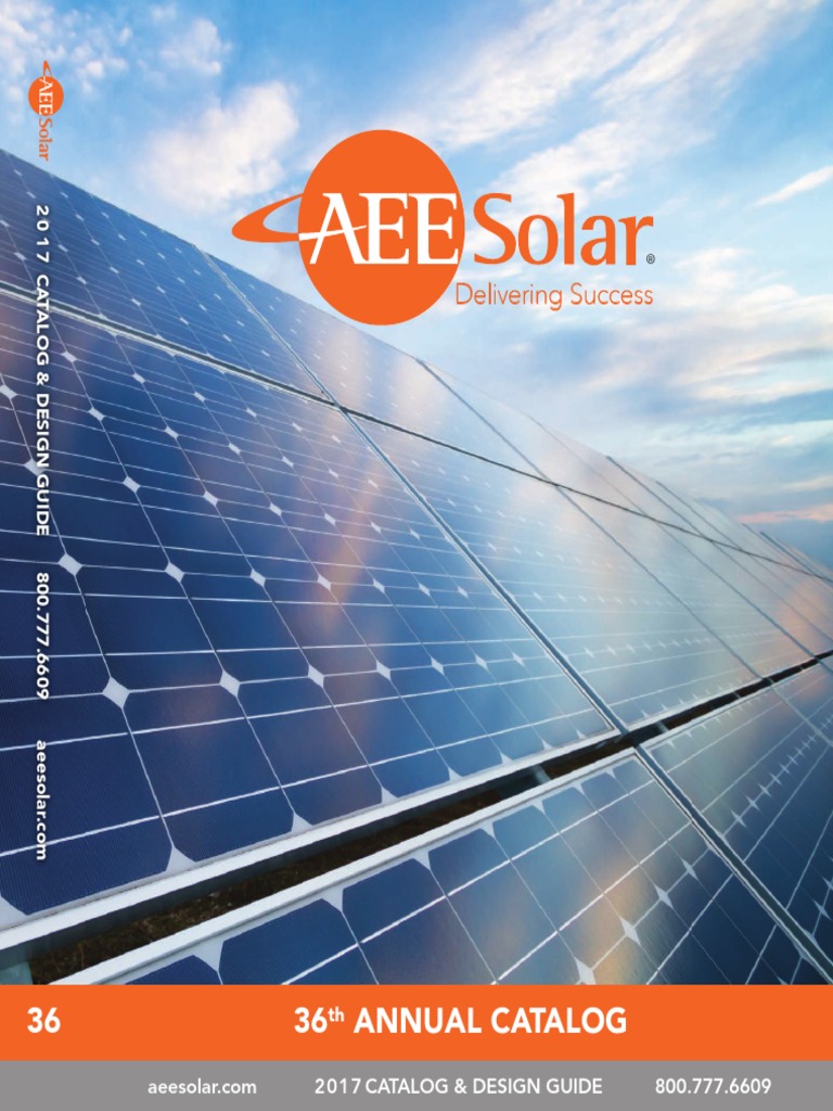 AEESolar Catalog 2017 | PDF | Photovoltaic System | Power Inverter