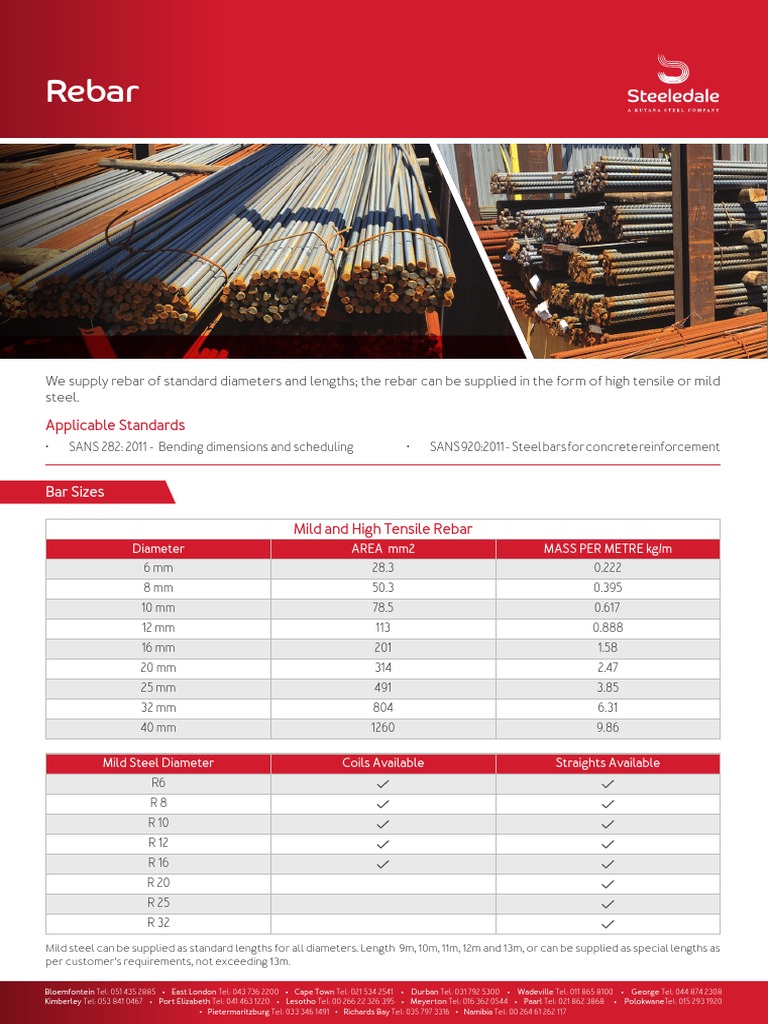 Rebar: Applicable Standards | PDF | Chemical Product Engineering ...