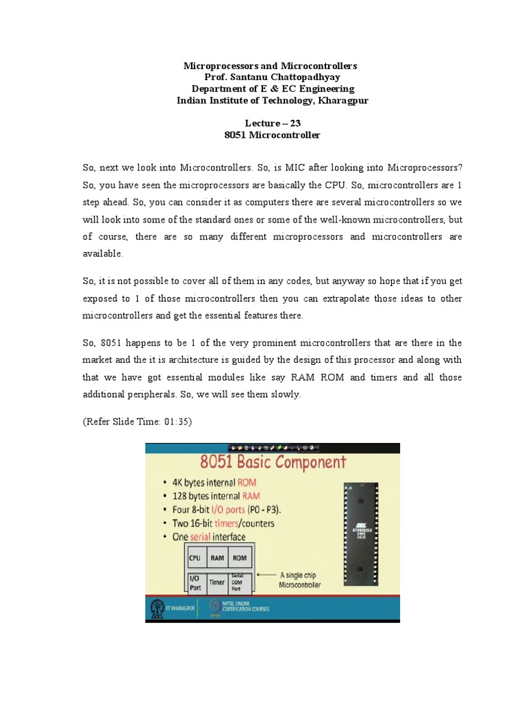 Lec23 Pdf Pdf Microcontroller Embedded System
