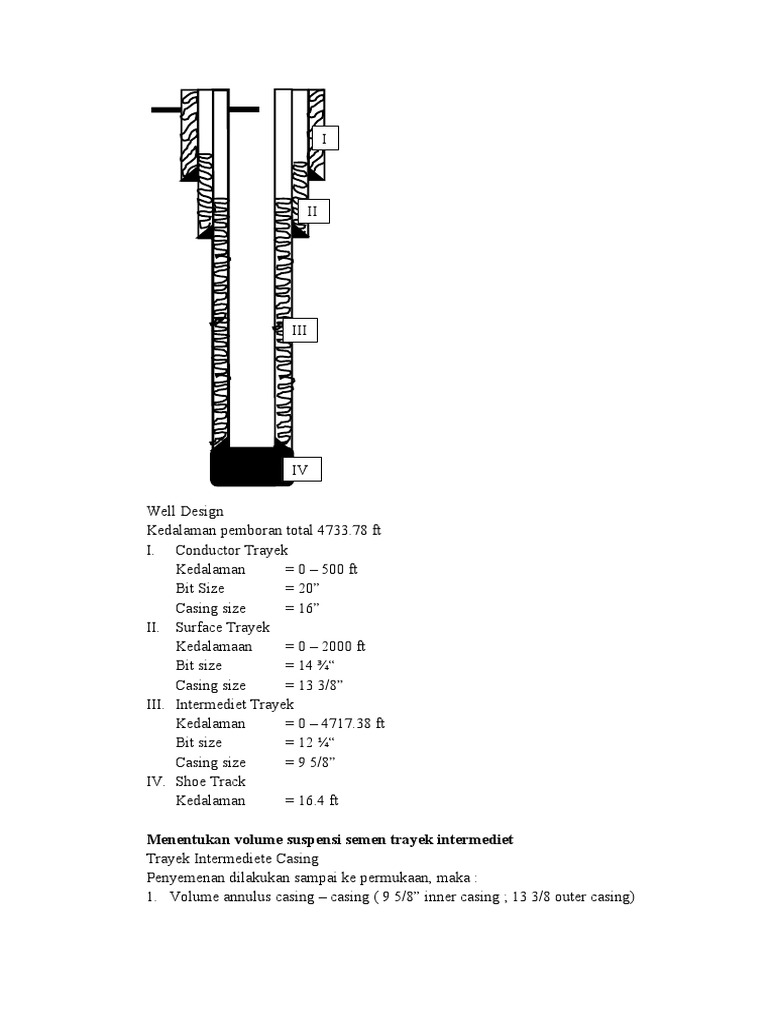 Casing Volume and Cementing Calculations | PDF | Casing (Borehole ...