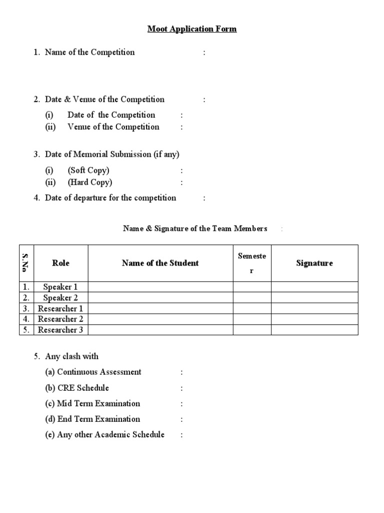 Moot Application Sheet | PDF | Government | Social Institutions