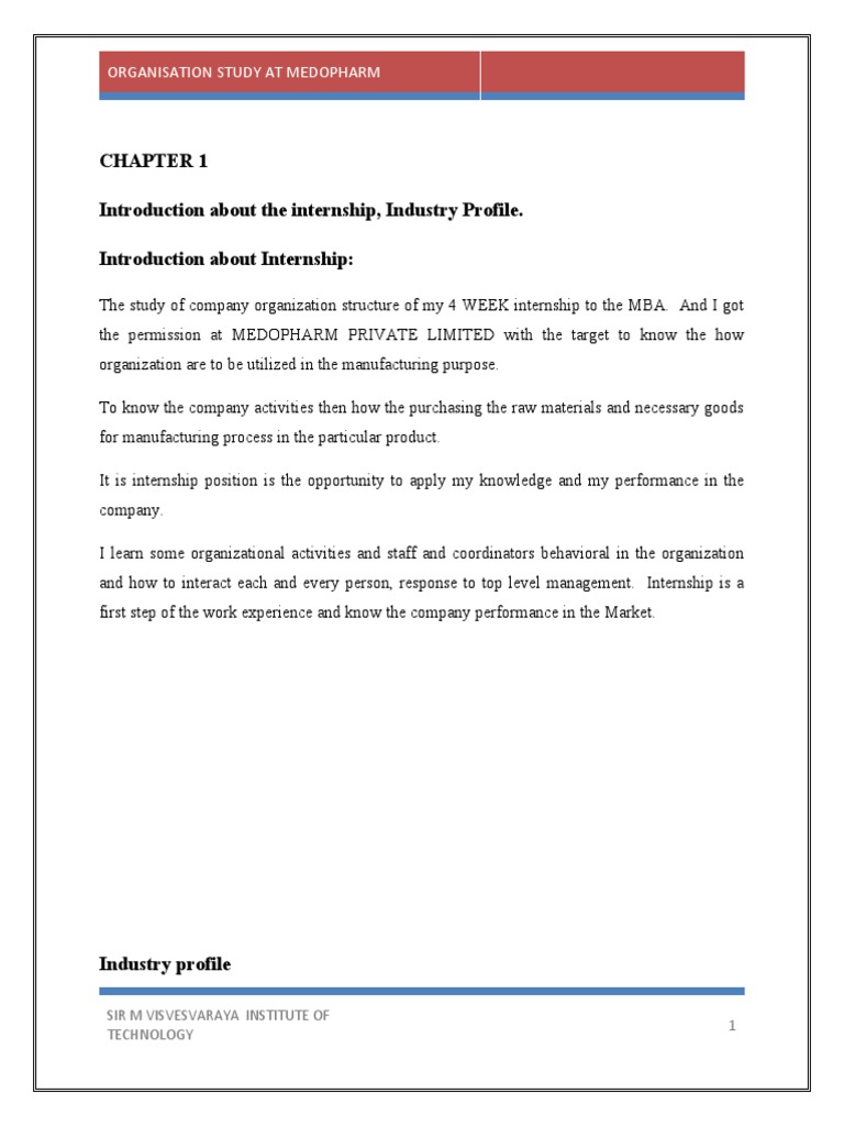Introduction About The Internship, Industry Profile. Introduction About ...