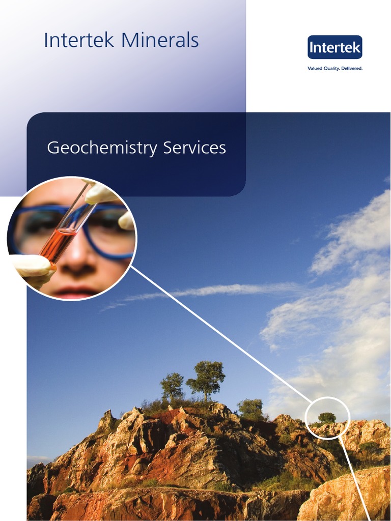 Intertek Minerals Geochemistry Services Pdf Geochemistry