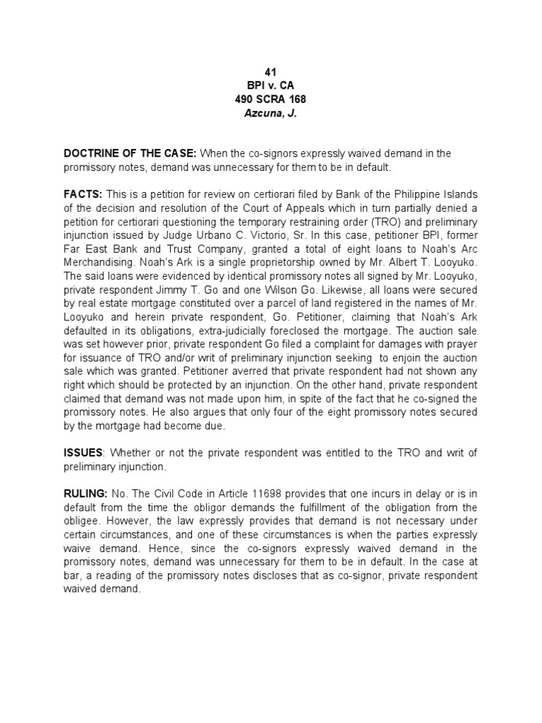 BPI v. CA | PDF | Injunction | Certiorari