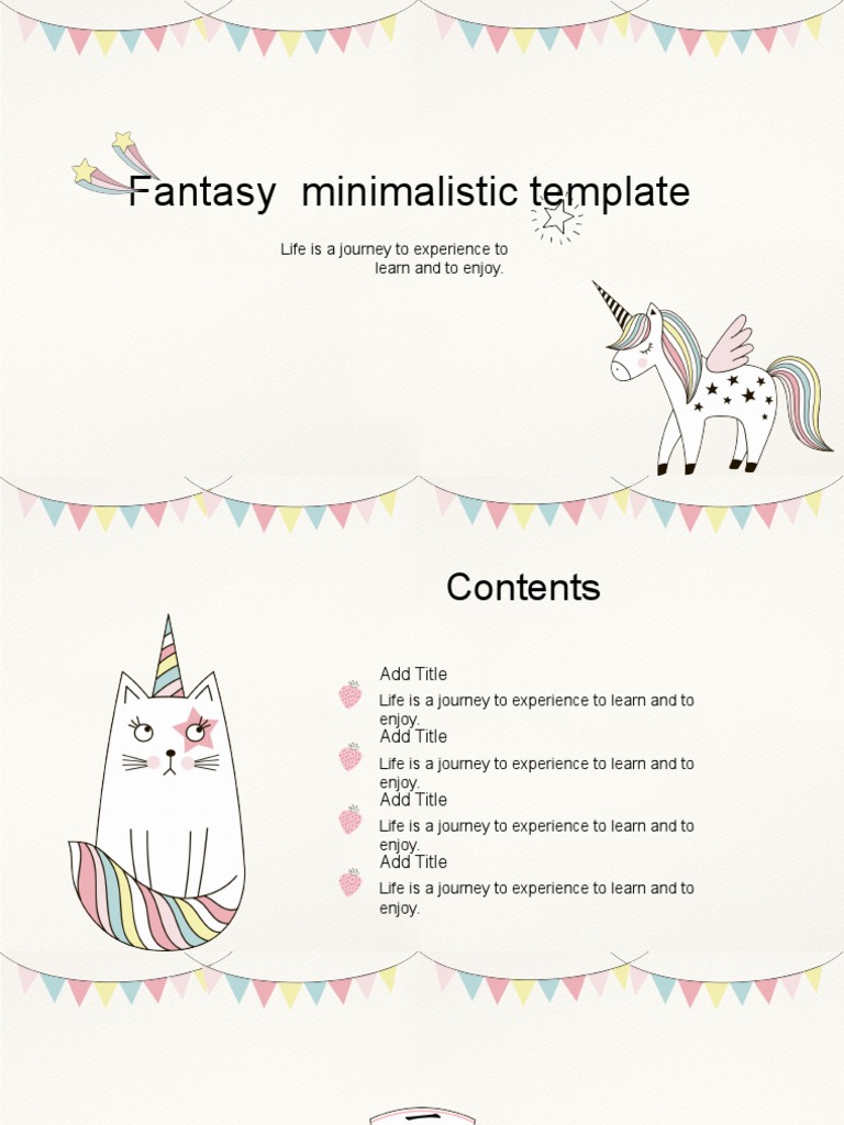 Fantasy Minimalistic Template Guide | PDF | Leisure | Sports