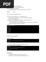 HTML Cheat Sheet | PDF | Cascading Style Sheets | Hyperlink