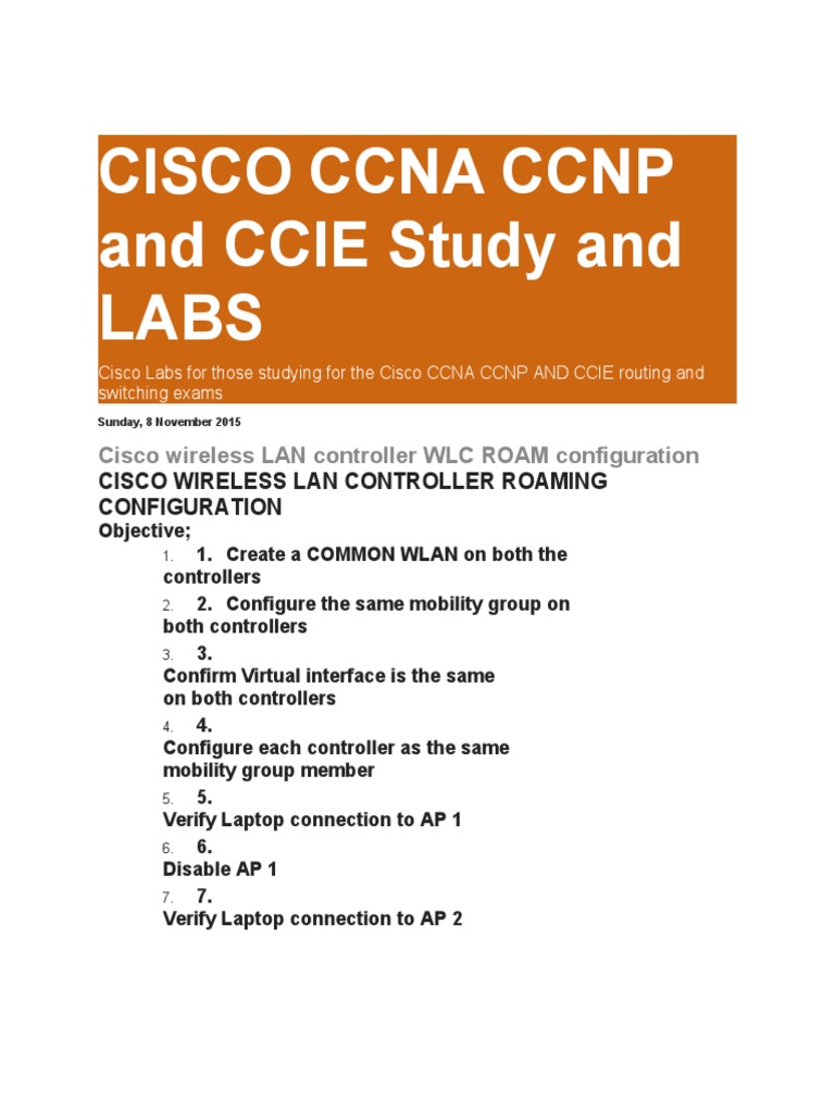 CISCO CCNA CCNP and CCIE Study and LABS | PDF | Ip Address | Cisco ...