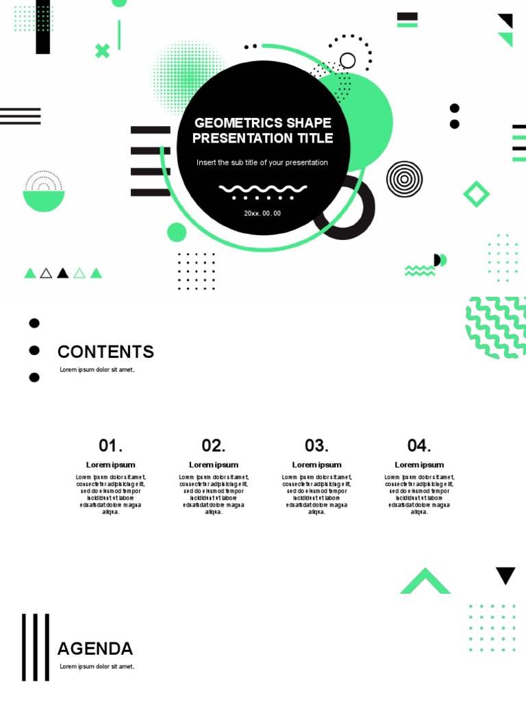 Geometrics Shape Free Powerpoint Templates - PPTMON | PDF | Business