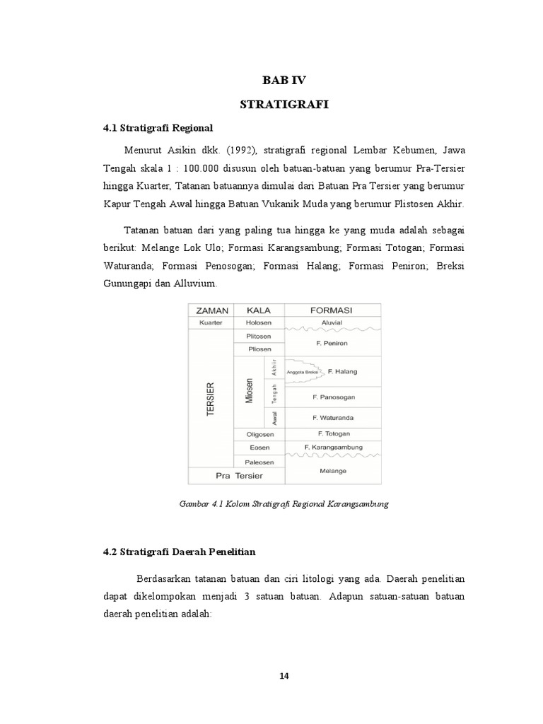Stratigrafi Kebumen dan Penelitian | PDF | Sains & Matematika