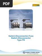 L&T FNX Switch Disconnector Fuse Units | PDF | Fuse (Electrical ...