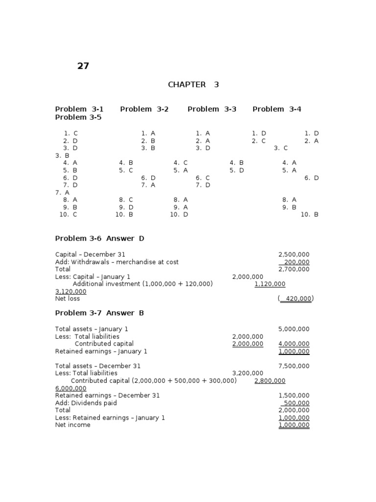 Problem 3-1 Problem 3-2 Problem 3-3 Problem 3-4 Problem 3-5 | PDF ...