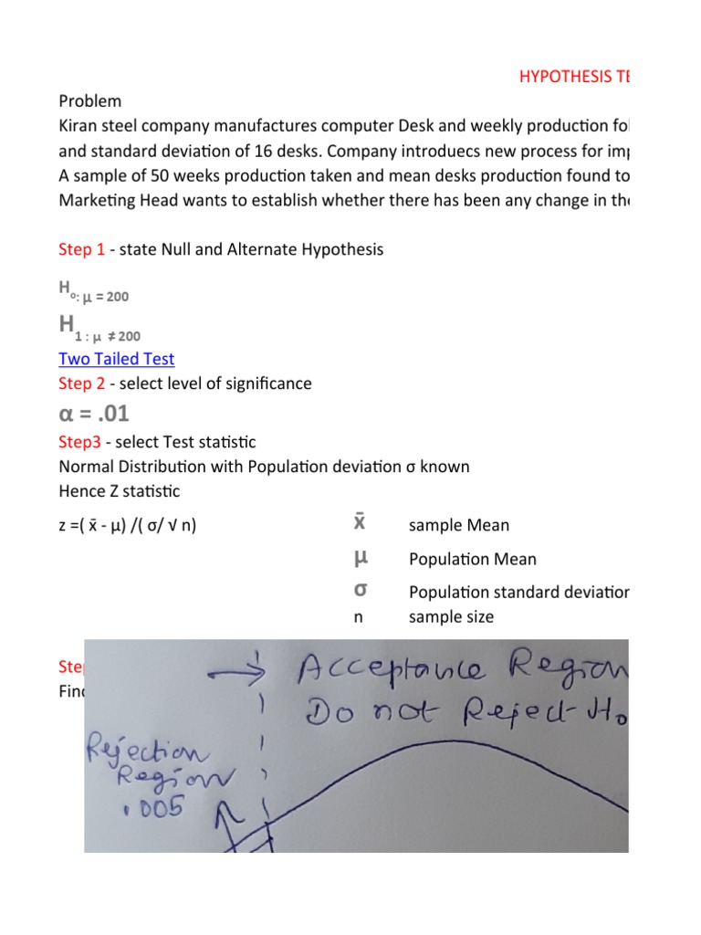 Hypothesis Testing Problems | PDF | Statistical Significance | Standard ...