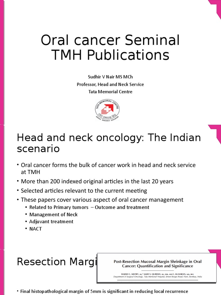 Head and Neck Seminal Papers From Tata Hospital | PDF | Metastasis ...