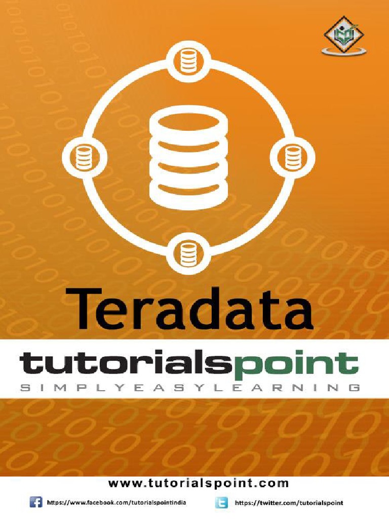 Teradata Tutorial Point Pdf Databases Relational Database
