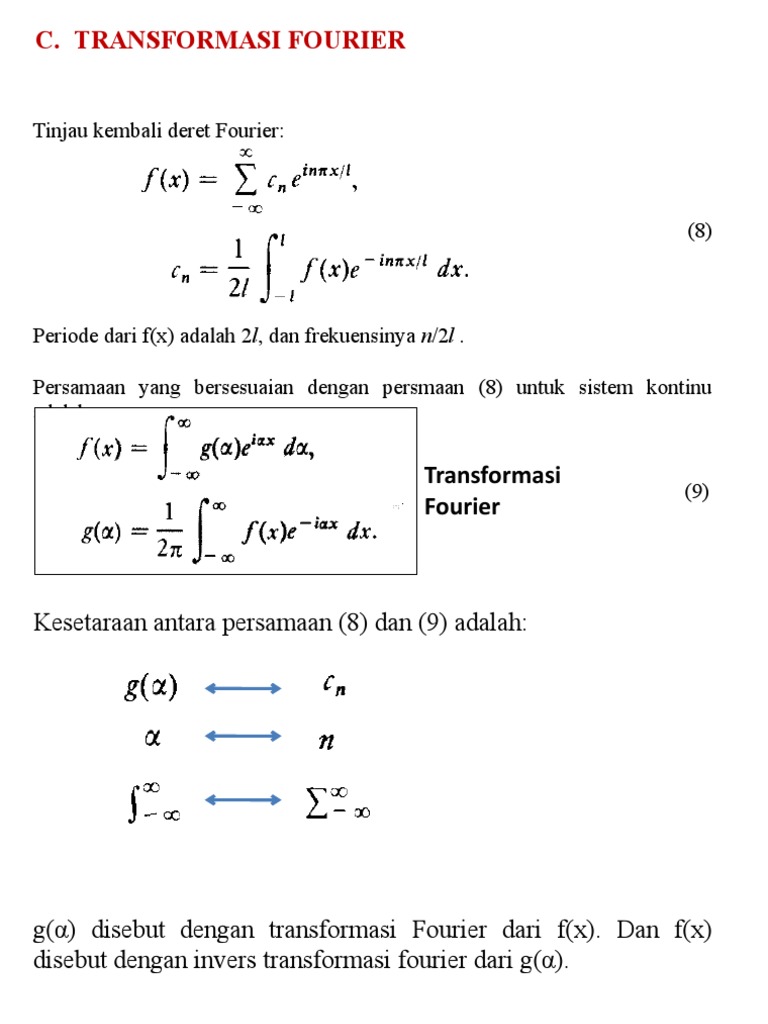 Bab 5 Transformasi Integral (Part 2) | PDF