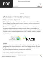 Corrosion Allowance | PDF | Corrosion | Pipe (Fluid Conveyance)