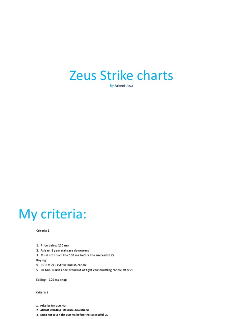 Zeus Strike Charts: Arkent Java | PDF