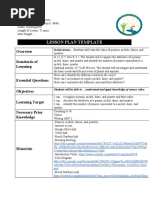 KTIP Lesson Plan Template | PDF | Lesson Plan | Educational Assessment