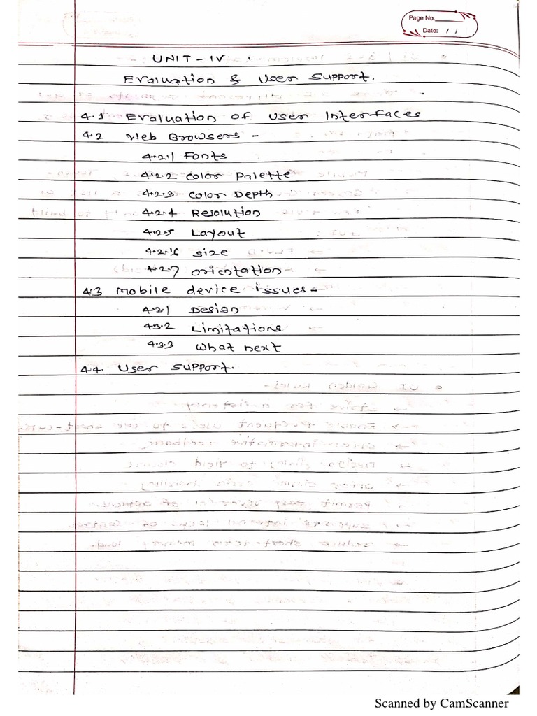 HCI Unit-4 PDF | PDF