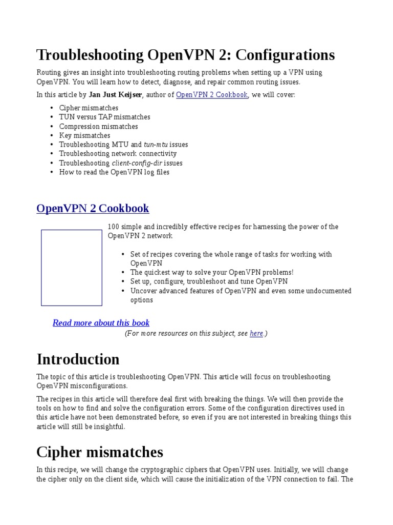 Troubleshooting Openvpn Connection – QKFR