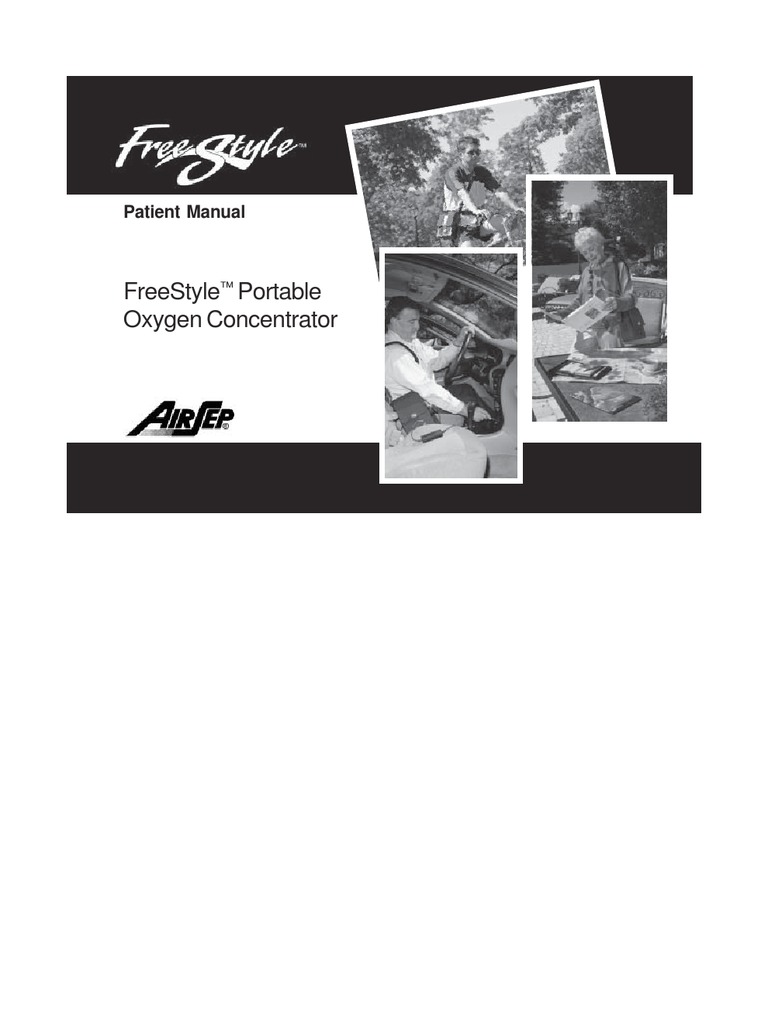 Freestyle Portable Oxygen Concentrator: Patient Manual | PDF | Power ...