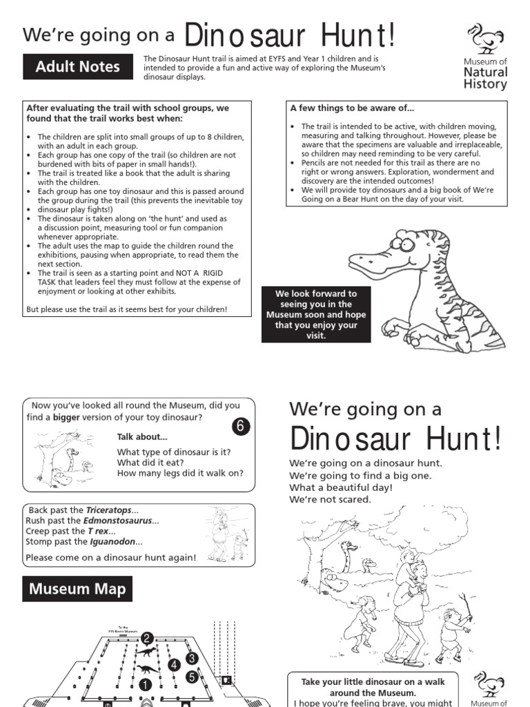 Dinosaur Hunt Trail | Download Free PDF | Tyrannosaurus | Dinosaurs