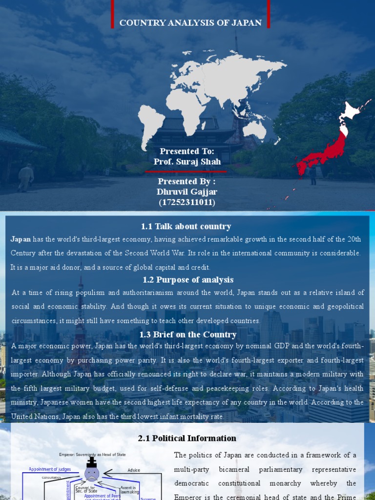 Country Analysis of Japan | PDF | Japan | Gross Domestic Product