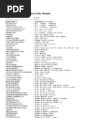 GTA Vice City PC Cheats and Codes | PDF | Motor Vehicle | Car