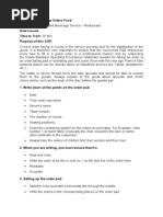 BQT Table Setup - Buffet | PDF | Buffet | Spoon