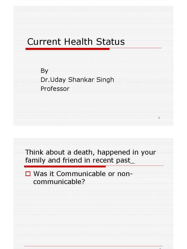 Current Health Status | PDF | Cardiovascular Diseases | Coronary Artery ...